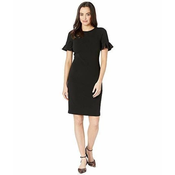 Calvin Klein | Dresses | Calvin Klein Womens Exquisite Black Short ...
